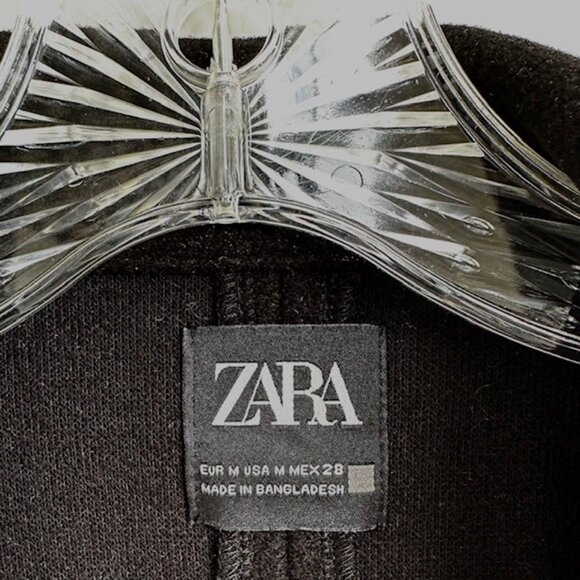 Zara | Jackets & Coats | Zara Open Front Collar Coat With Pockets ...